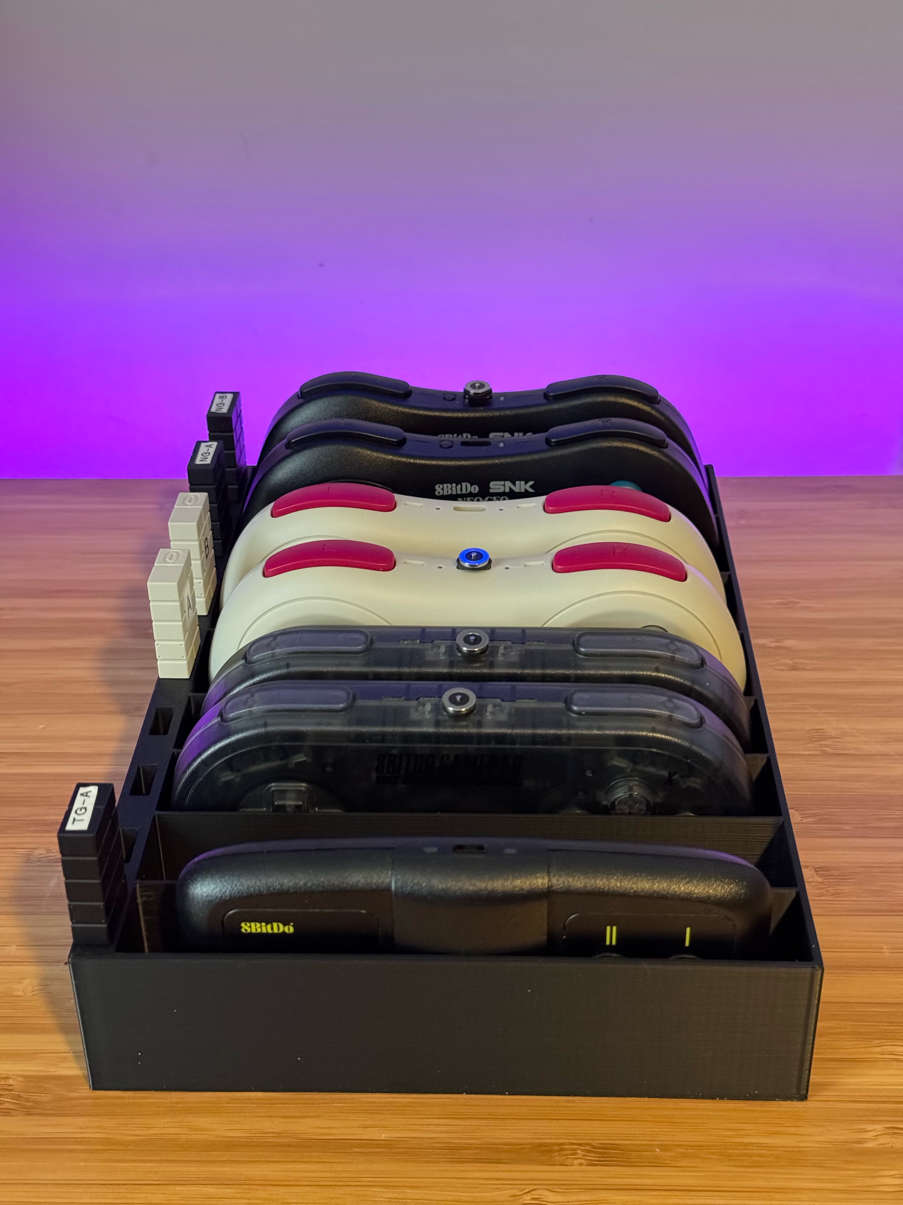 Retro Controller Holder with USB Slots by Kuro Houou | Download free ...