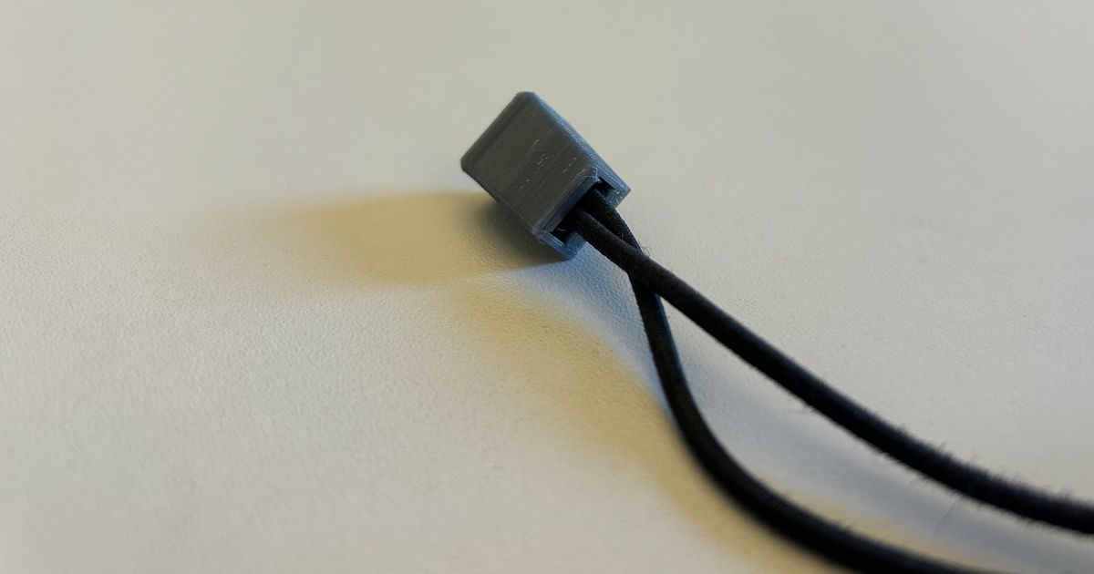 Cord end by CasperS | Download free STL model | Printables.com