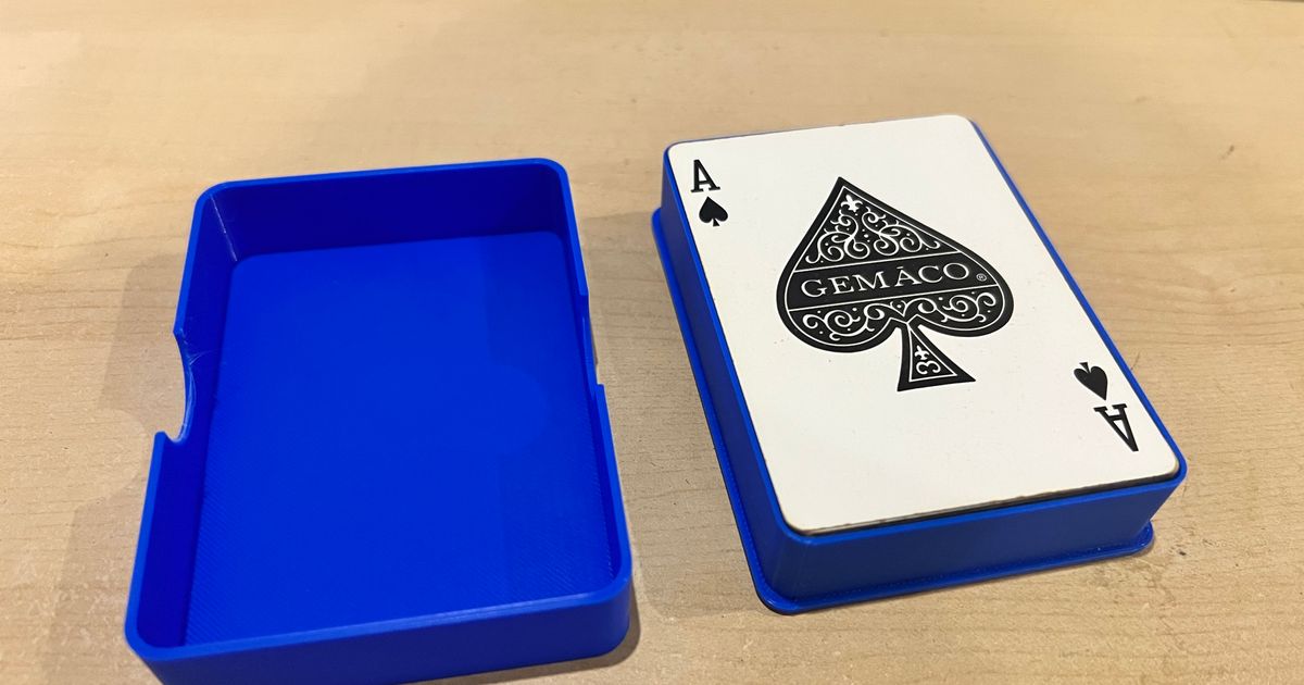 Playing Cards Case by WalesJames | Download free STL model | Printables.com