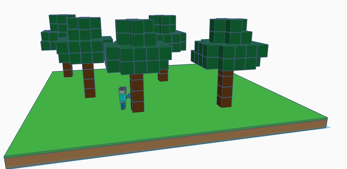 Minecraft Scene by Vist | Download free STL model | Printables.com