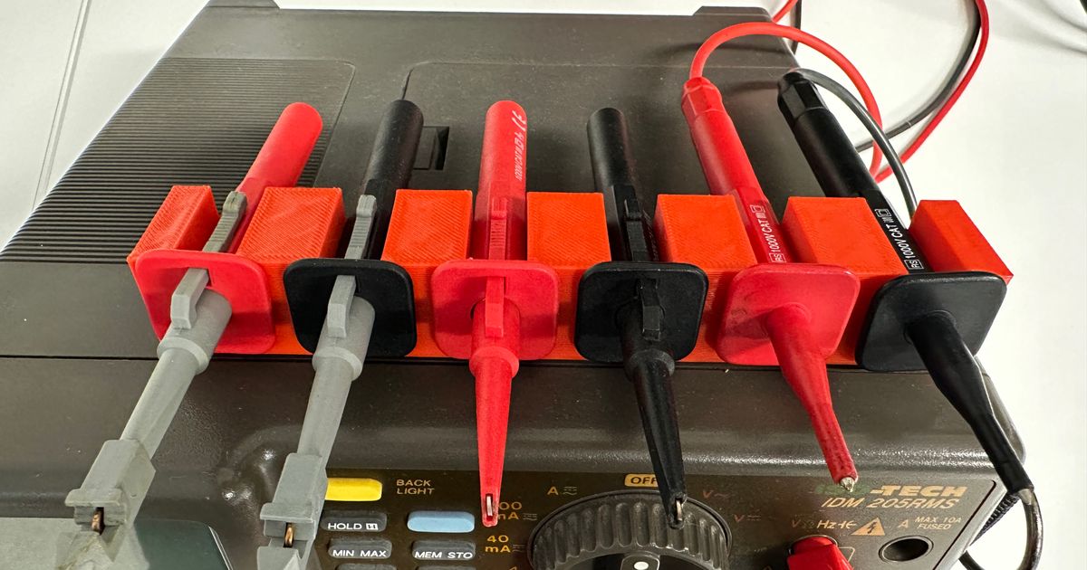 Test Probes Holder by Ememell | Download free STL model | Printables.com