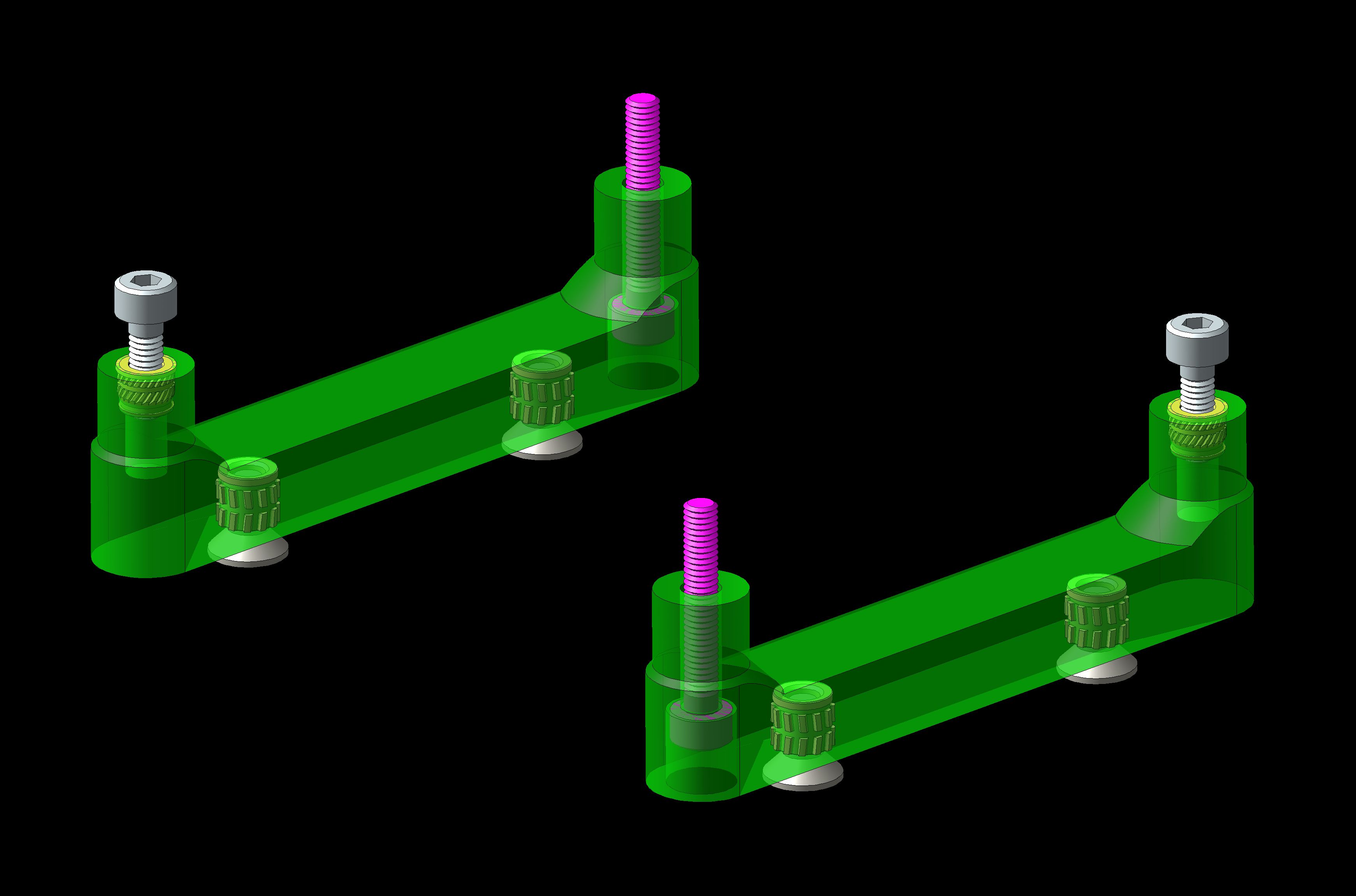 Raspberry Pi 4B standoff for panel mount by billyd | Download free STL ...