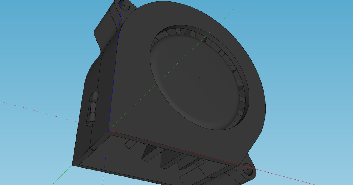 Blower fan 4020 by hebign | Download free STL model | Printables.com