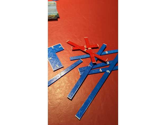 tabletop measuring sticks by Shadrack | Download free STL model ...