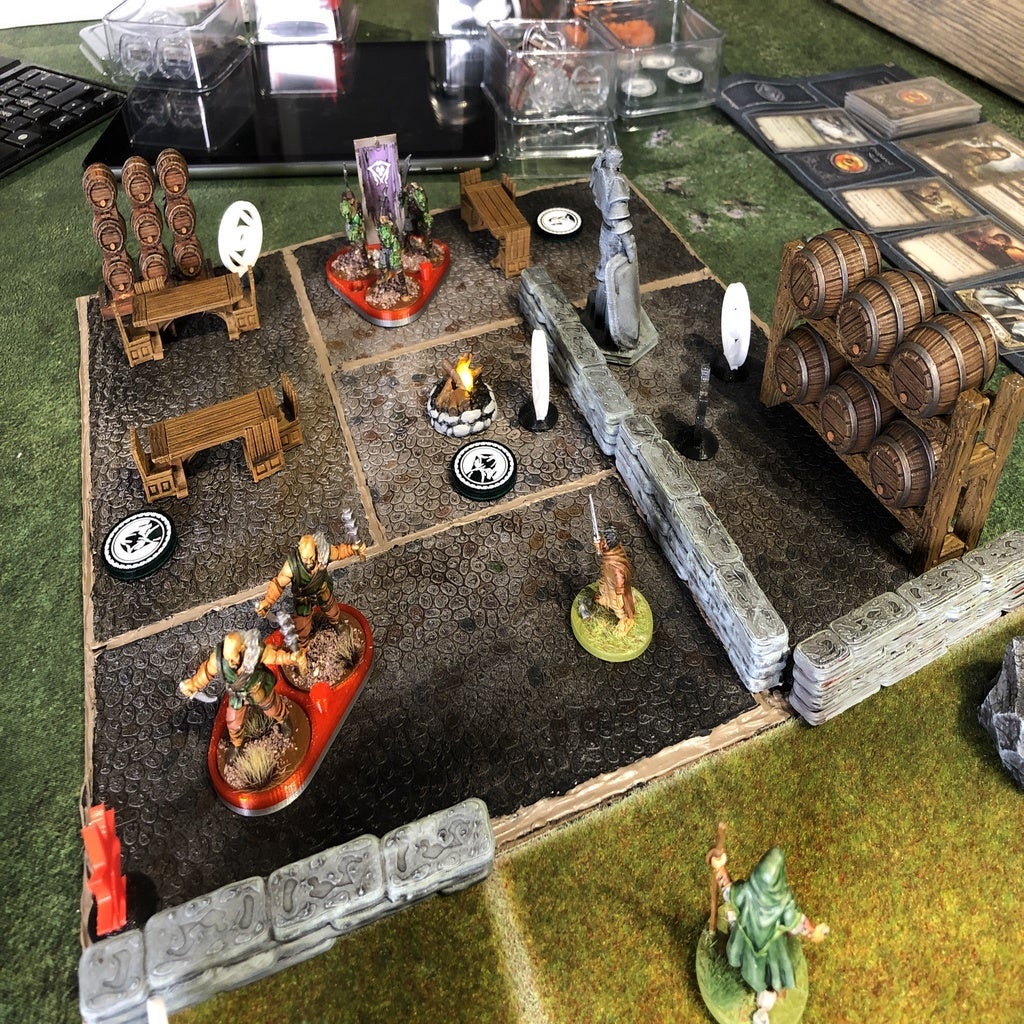 Journeys in Middle-Earth Battle Map Stone Tiles by André | Download ...