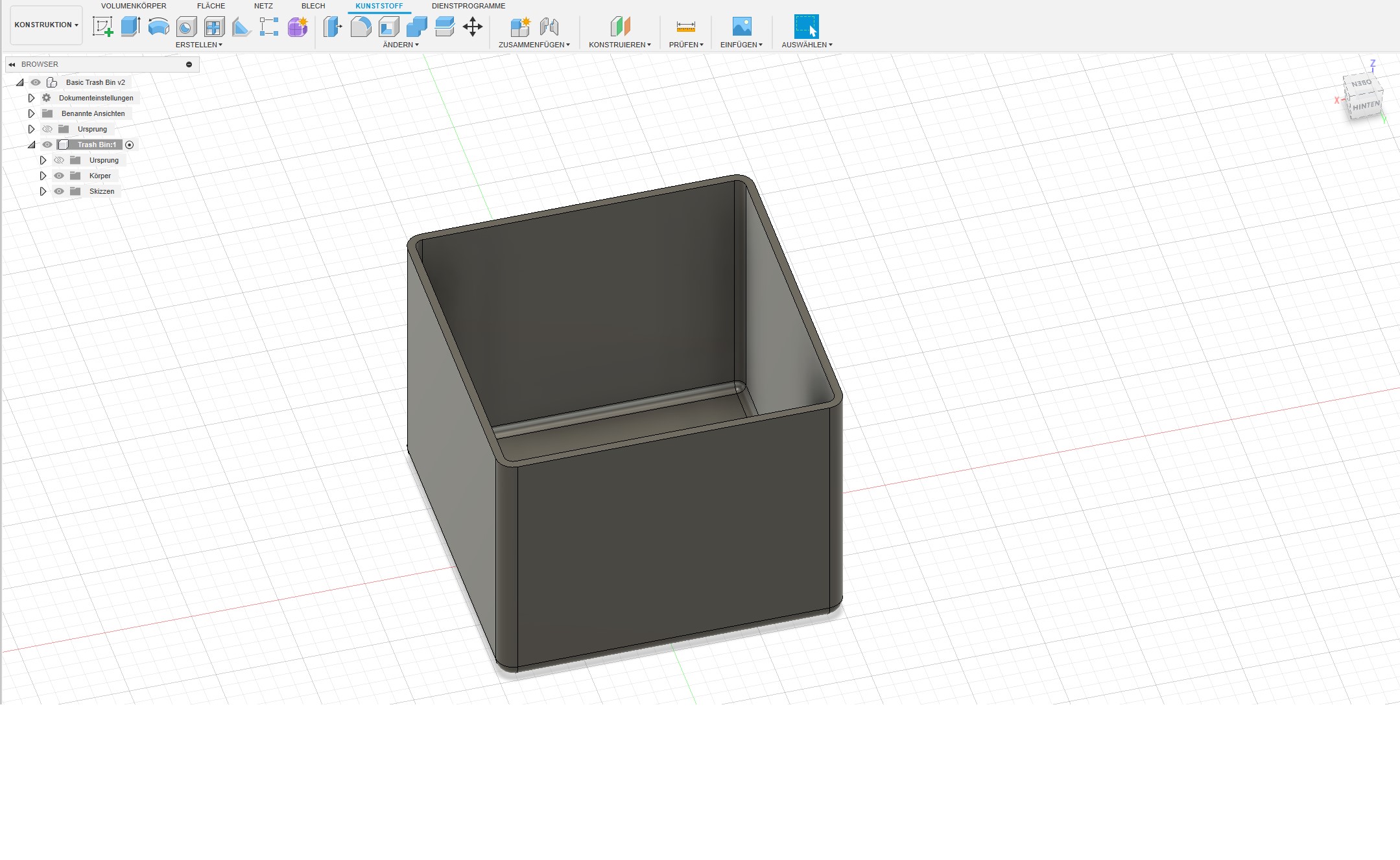Very Basic Trash Bin / Container by Günni | Download free STL model ...