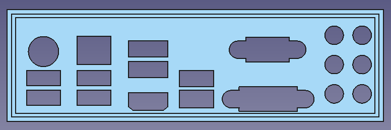 MSI z77a-g43 io cover by holocron | Download free STL model ...