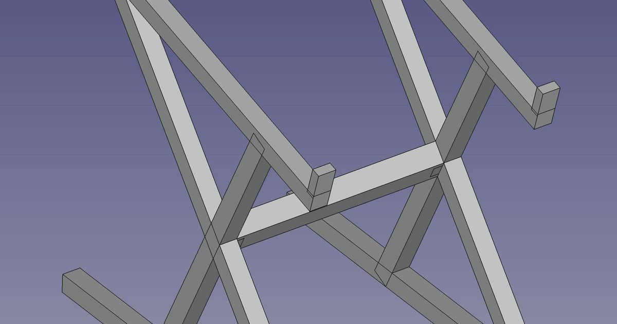 Minimalist Tall Laptop Stand by Caitlin | Download free STL model ...