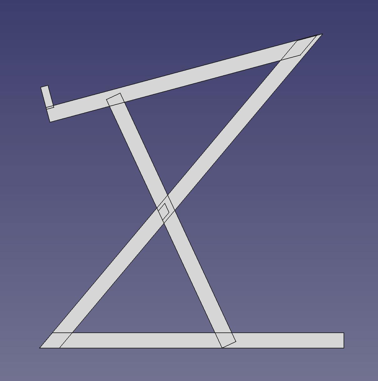 Minimalist Tall Laptop Stand by Caitlin | Download free STL model ...