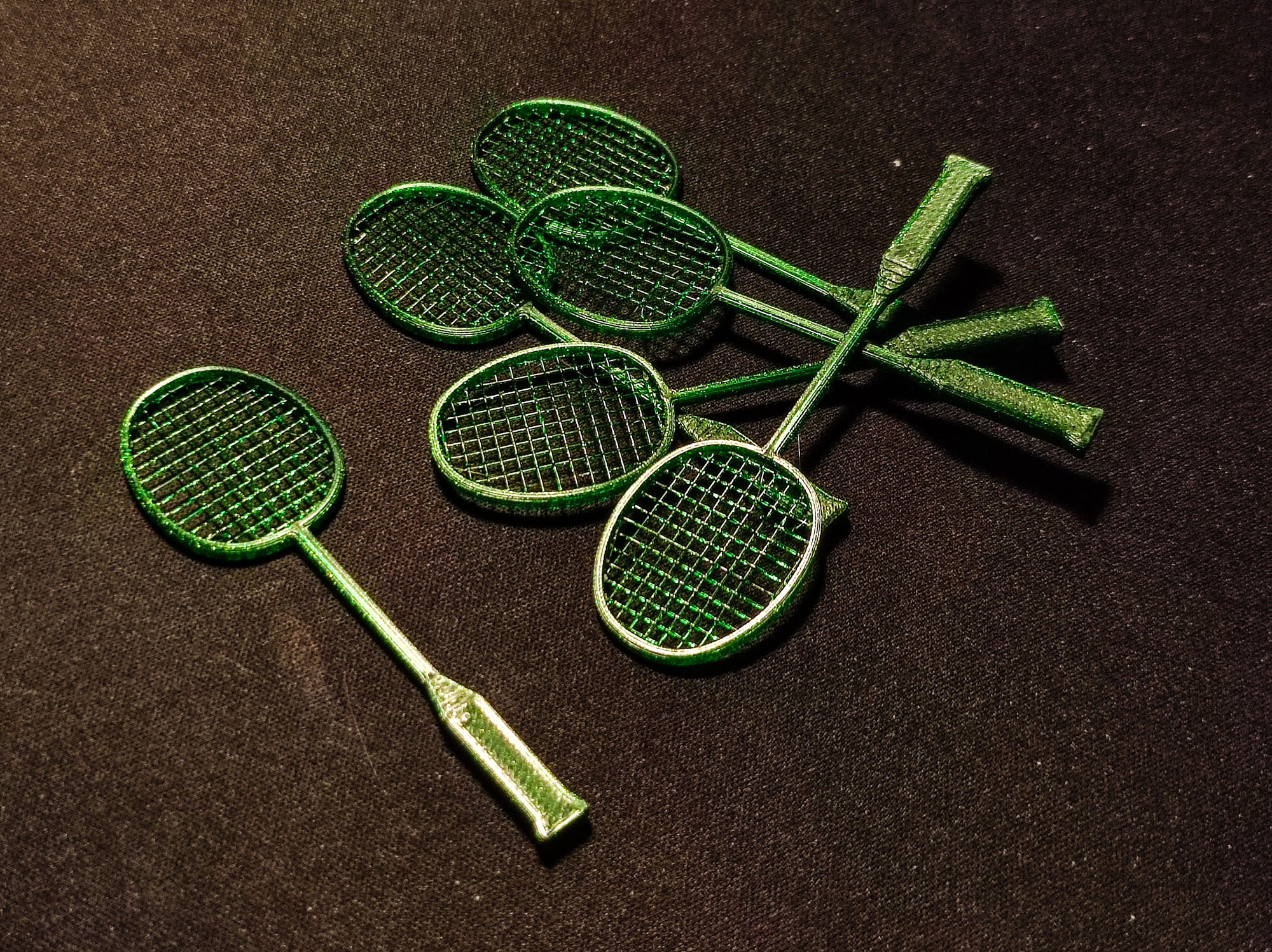 Badminton Racquet Miniature by Jonasovo | Download free STL model ...