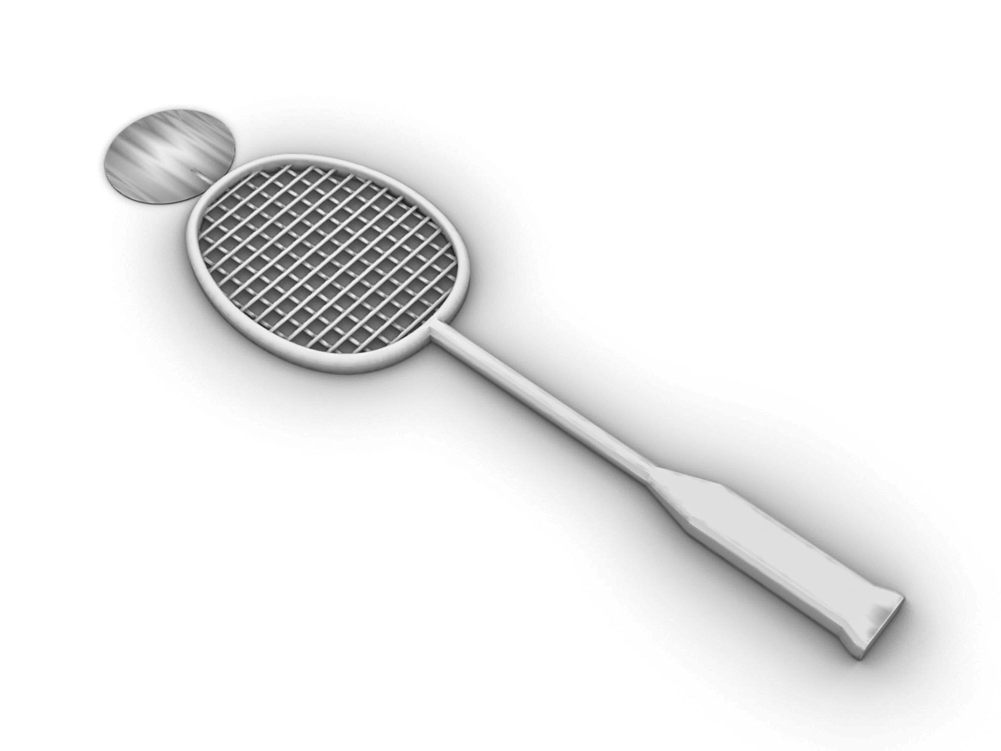 Badminton Racquet Miniature by Jonasovo | Download free STL model ...