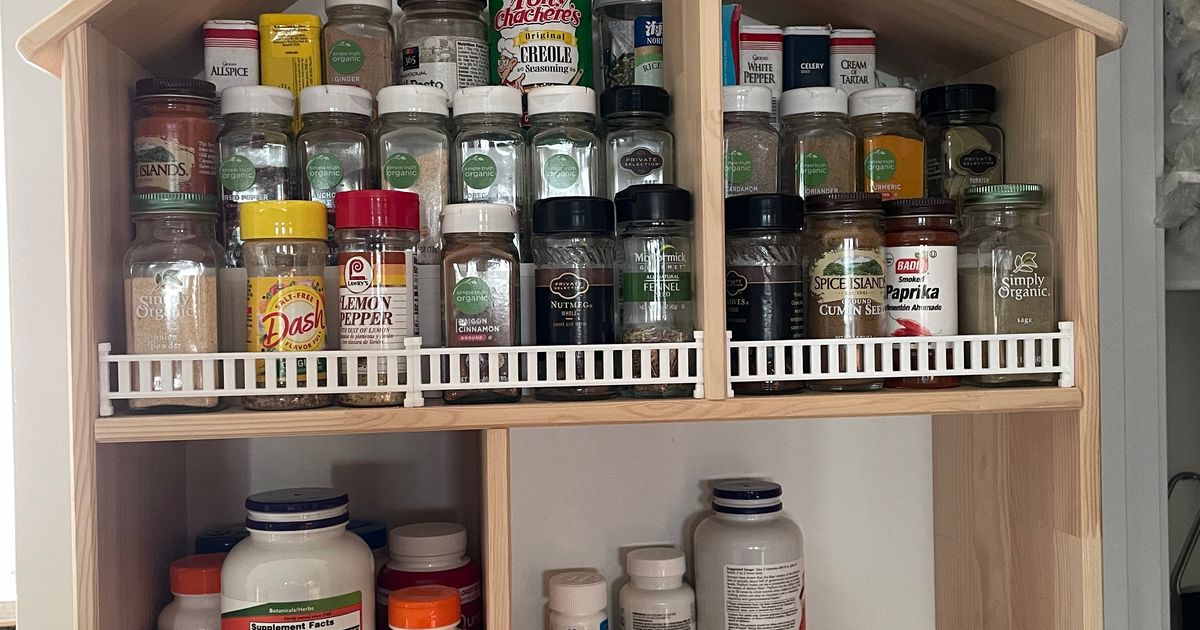 Spice Rack kit for IKEA FLISAT doll house/wall shelf by sara.l ...