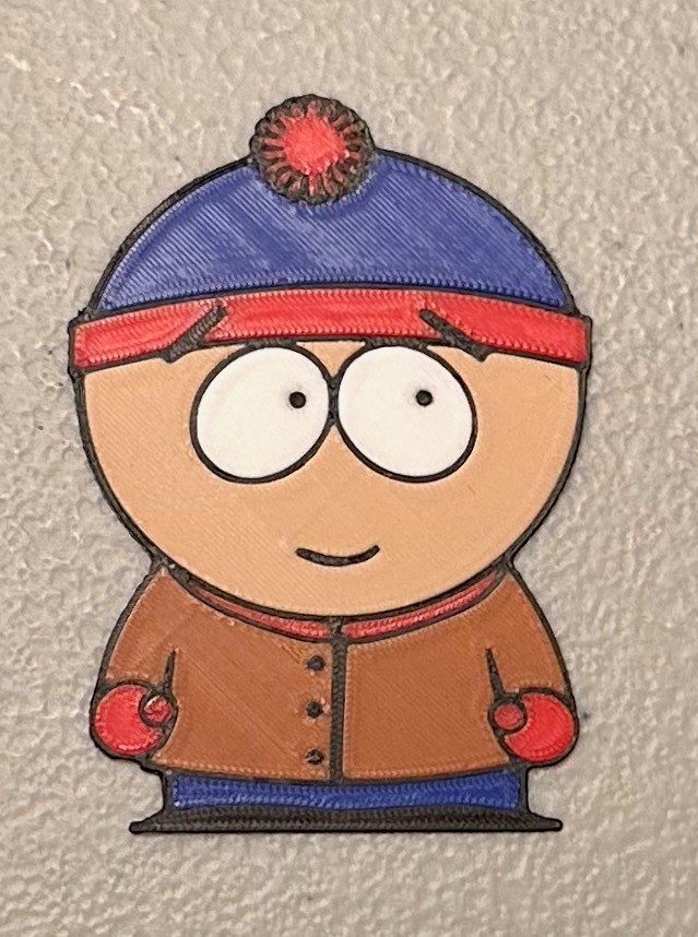 Multicolor Stan Marsh Magnet by wotfan69 | Download free STL model ...