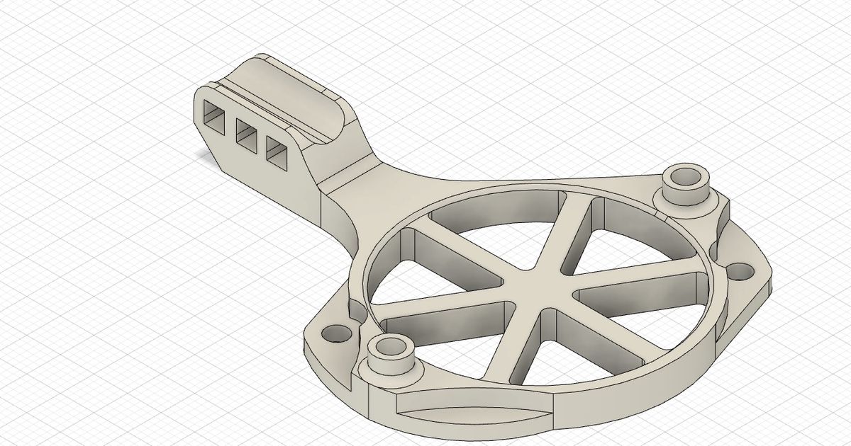 EBB36 Mount with Cable Strain Relief for the Orbiter v2.0 - Metal ...