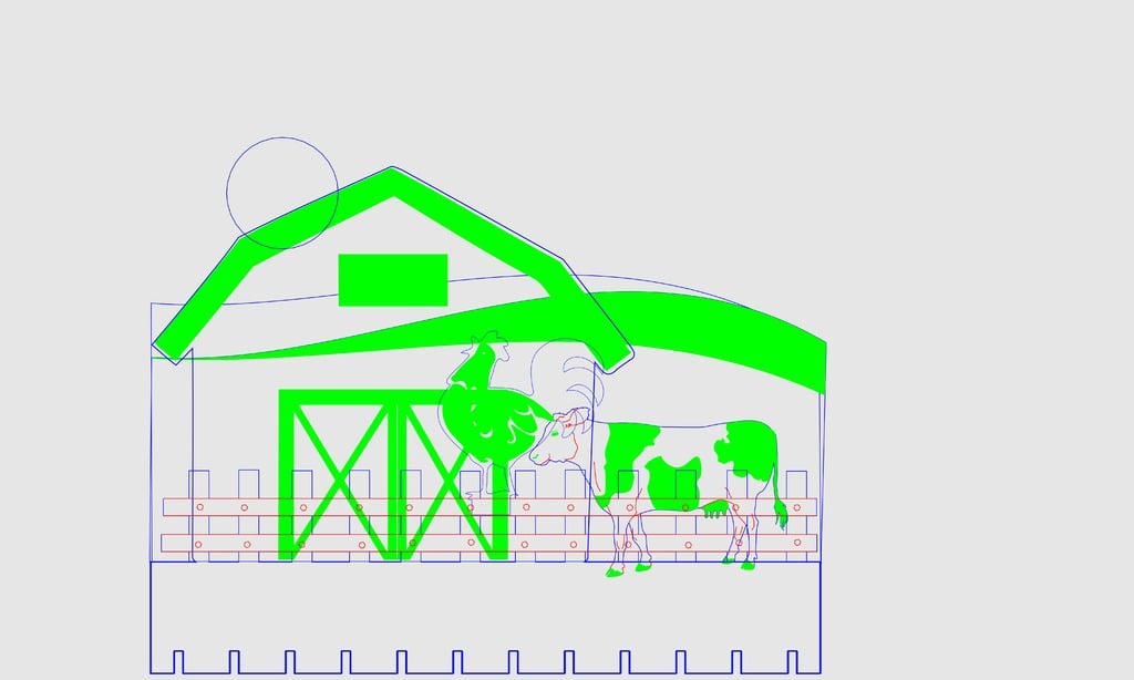 Morning On The Farm by neobobkrause | Download free STL model ...
