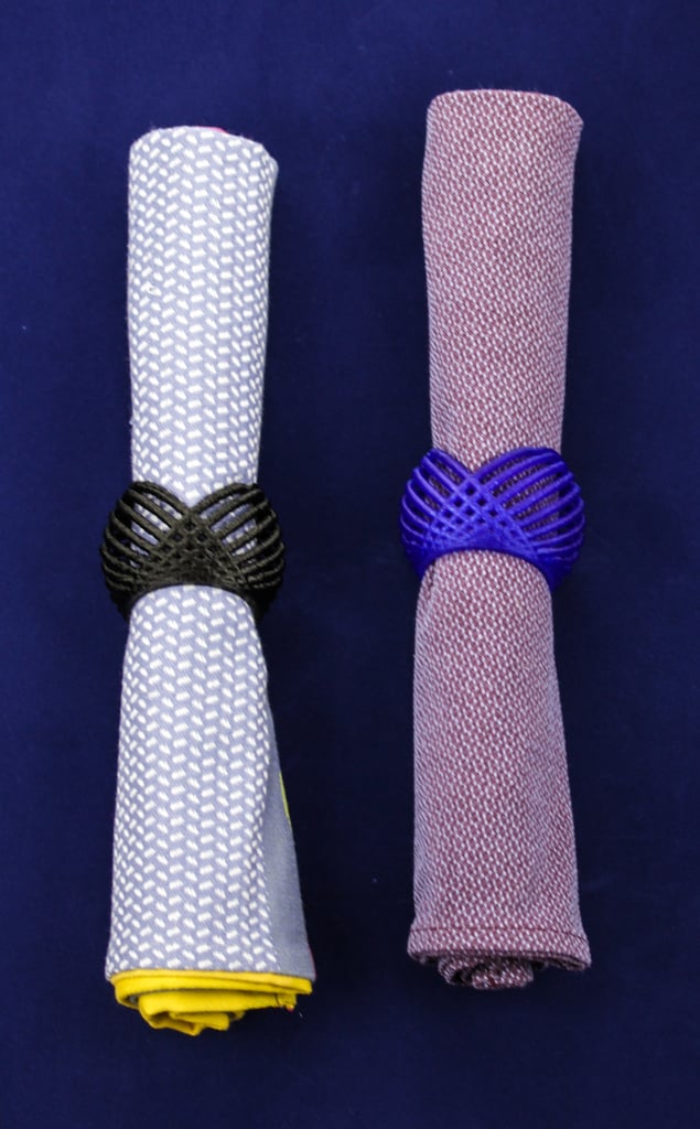 Asymmetric Woven Napkin Ring by neobobkrause | Download free STL model ...