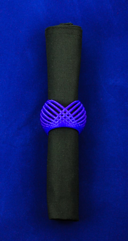 Asymmetric Woven Napkin Ring by neobobkrause | Download free STL model ...