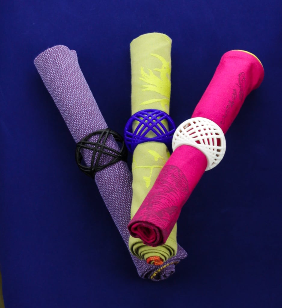 Loosely Woven Napkin Ring Designs by neobobkrause | Download free STL ...