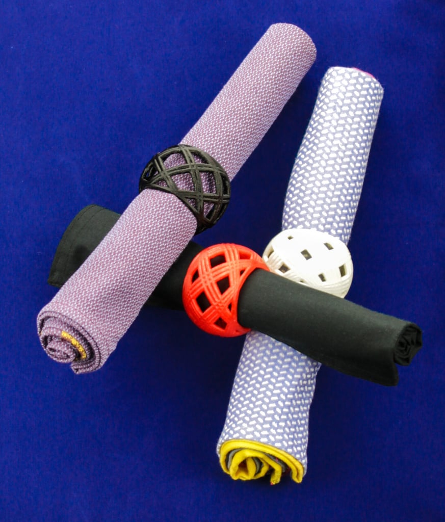 Tightly Woven Napkin Ring Designs by neobobkrause | Download free STL ...