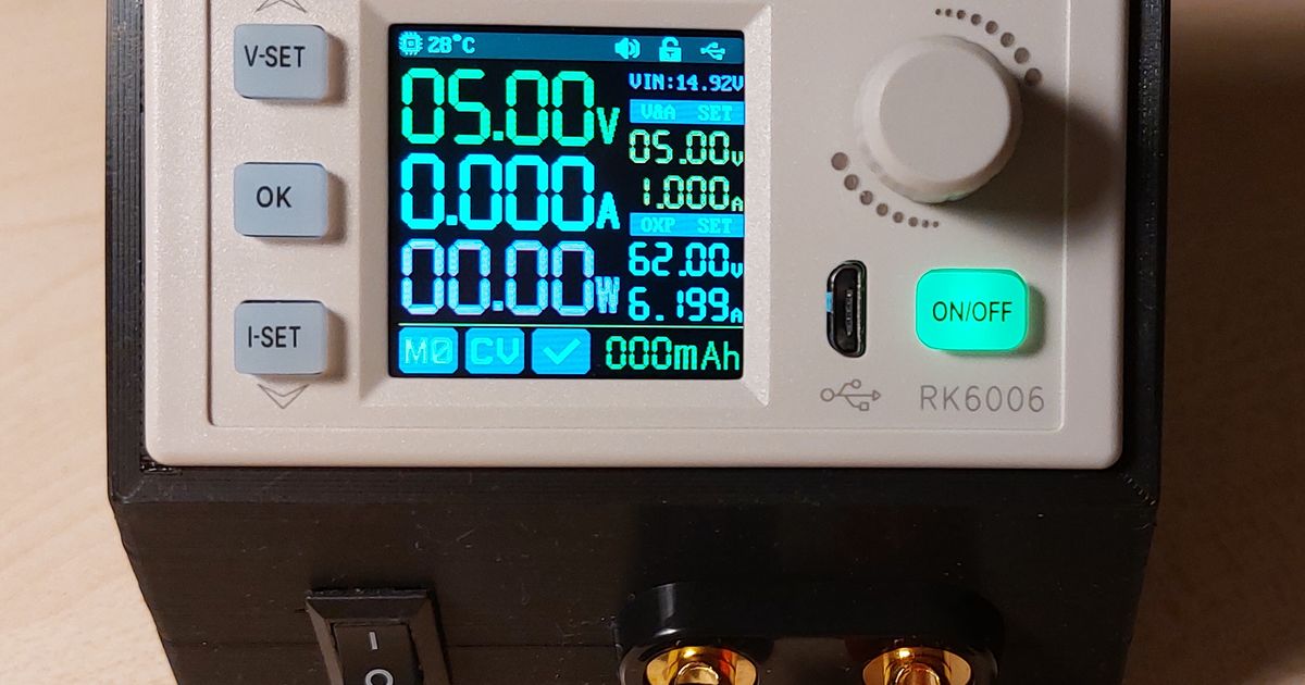 RD RK6006 / DPS5020 and compatible DC-DC laboratory power supply case ...