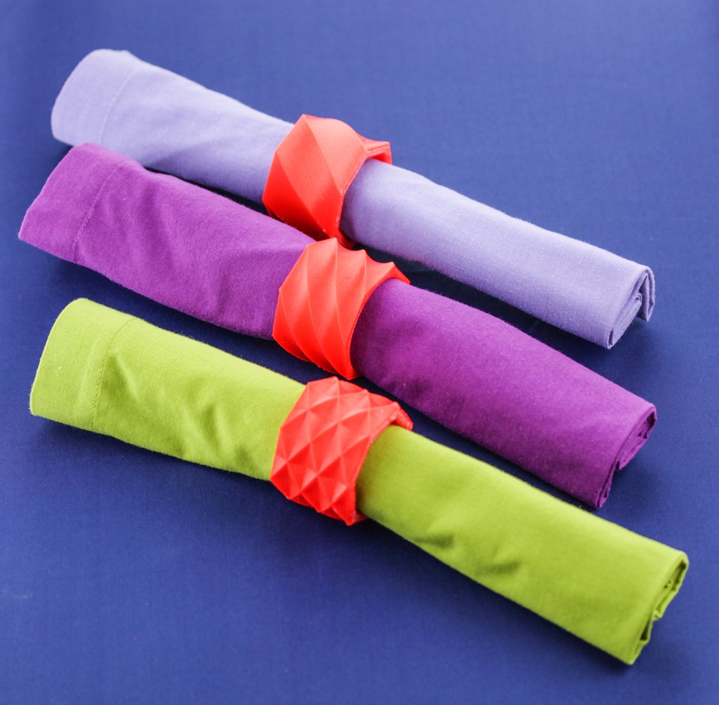 Spiral Napkin Ring Designs by neobobkrause | Download free STL model ...