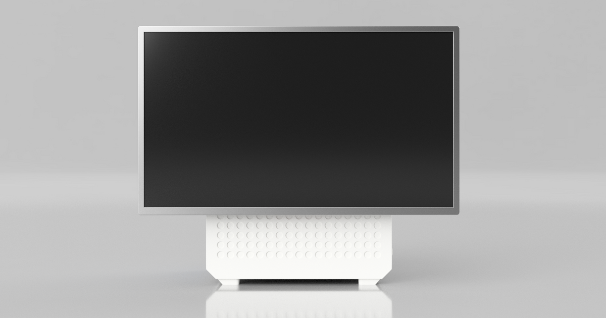 QUBE 500 Monitor Mount by timmy437 | Download free STL model ...