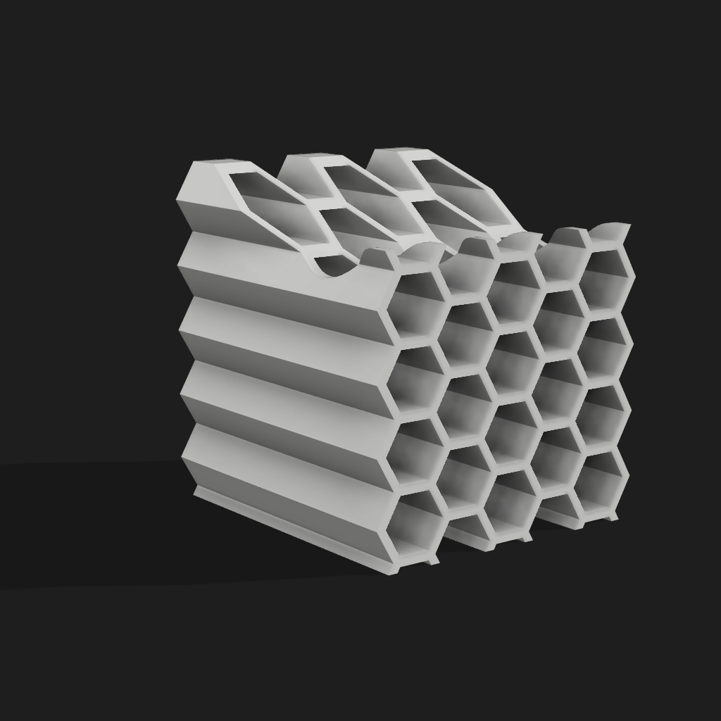 Honeycomb Controller Stand by Eza | Download free STL model ...