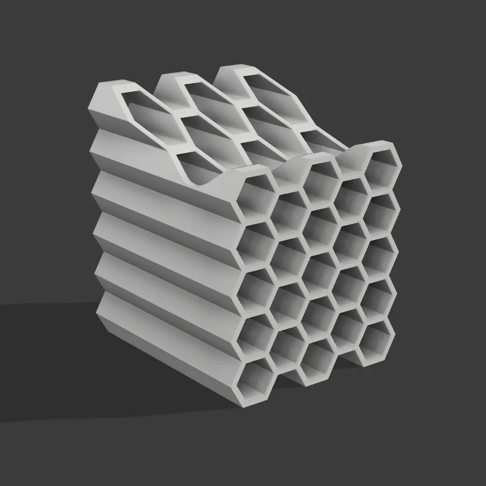 Honeycomb Controller Stand by Eza | Download free STL model ...