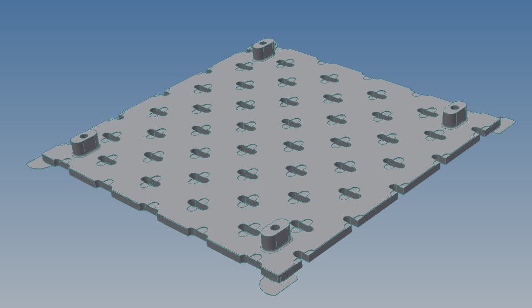 Skadis wall storage tiles. by bogust | Download free STL model ...