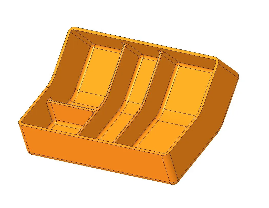 Glove box organizer by PS | Download free STL model | Printables.com