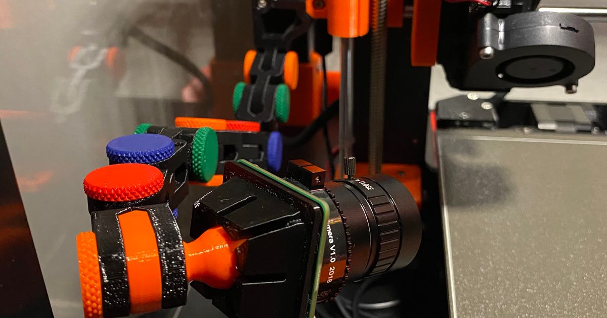 Raspberry Pi HQ Camera Mount for the Articulating Camera Mount by br4in ...