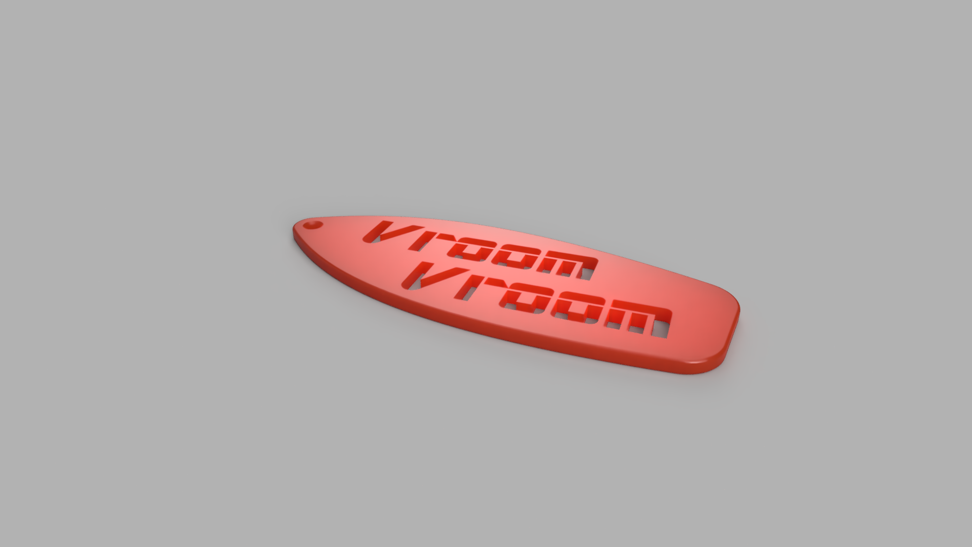 Car keychain - "Vroom vroom" by Rvdk | Download free STL model ...