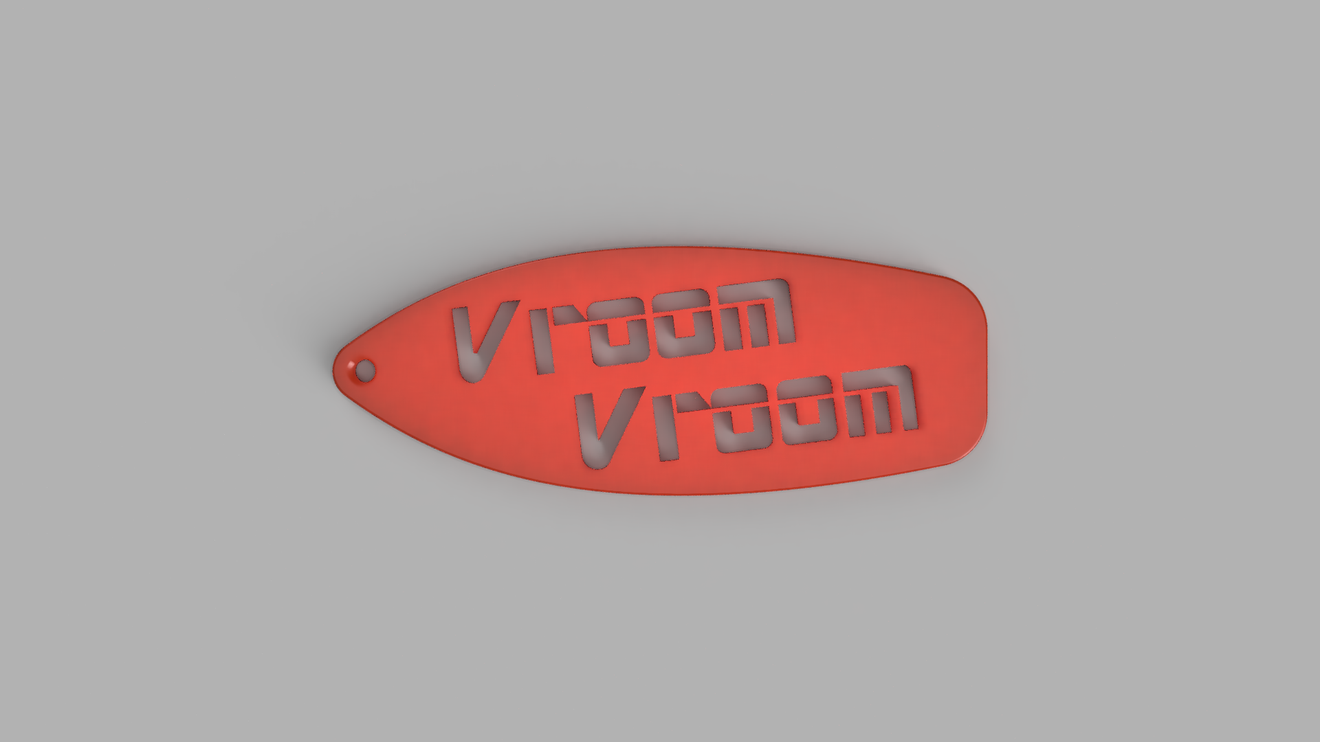 Car keychain - "Vroom vroom" by Rvdk | Download free STL model ...
