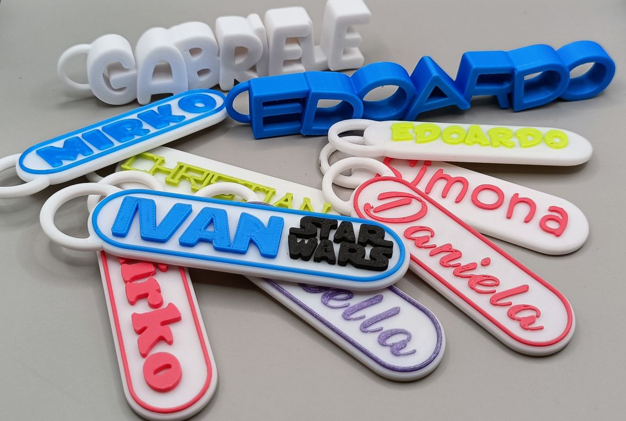 Name-Tag Keychain by Mirko Riccetti | Download free STL model ...