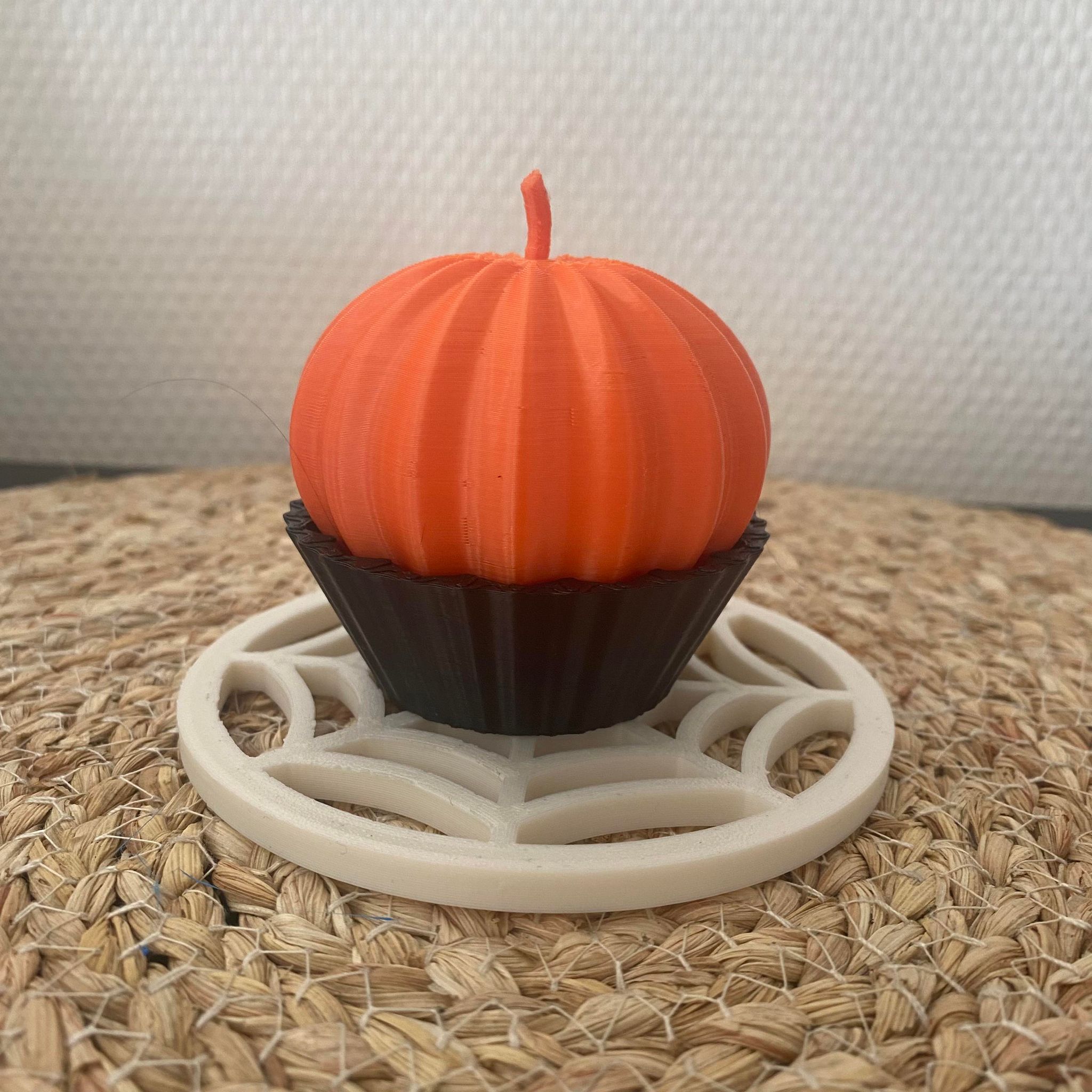 Pumpkin cupcake by Arthena_3D | Download free STL model | Printables.com