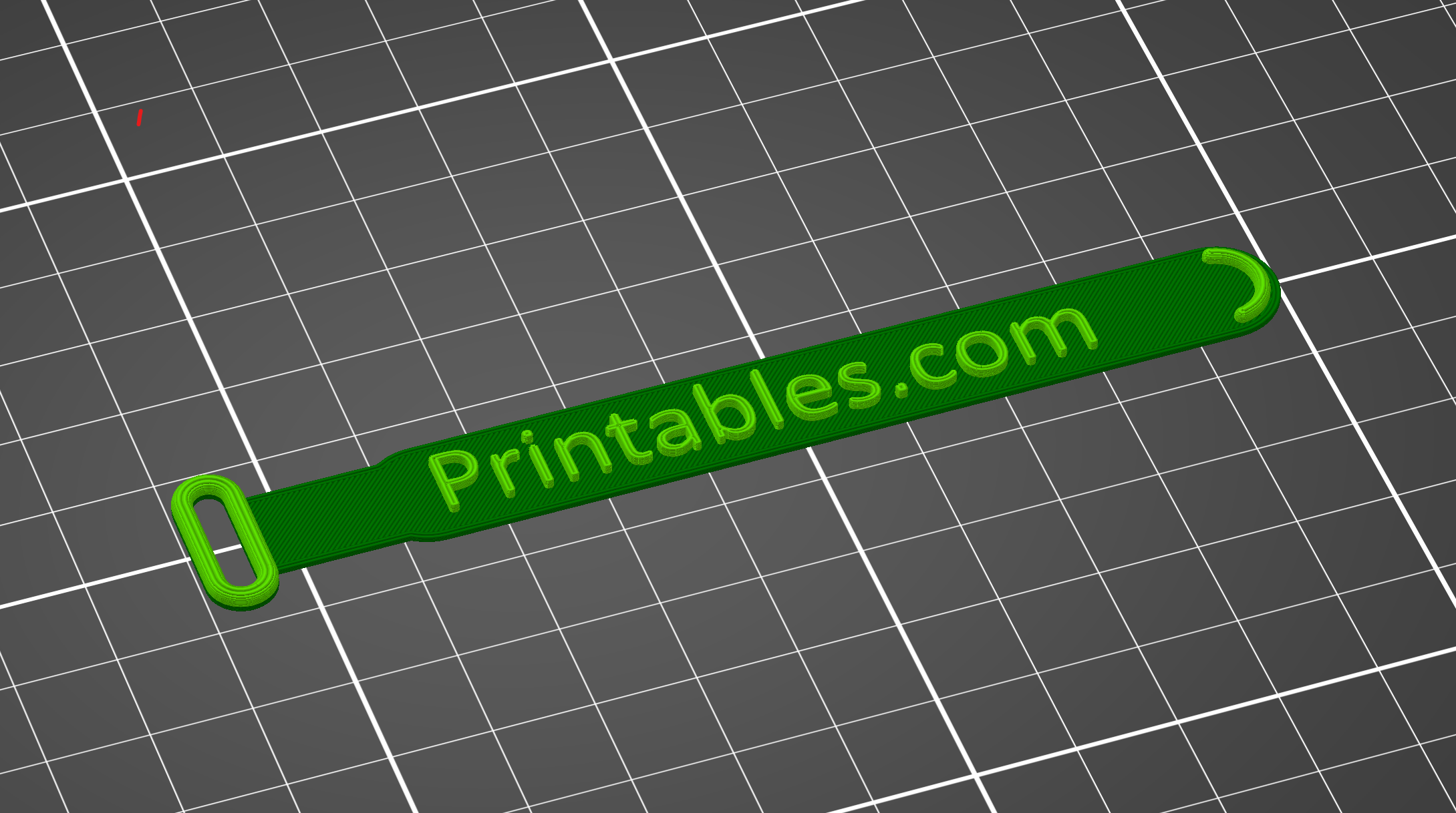 Zipper/Key TPU/Flex tag - customizable by Tomek | Download free STL ...