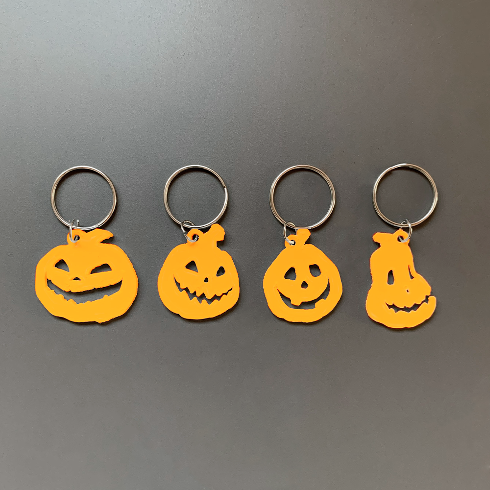 Halloween pumpkin keychains by Janeo | Download free STL model ...