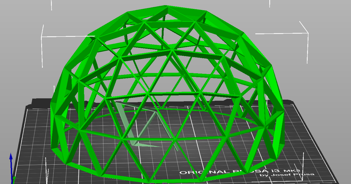 Geodesic Dome by jojo | Download free STL model | Printables.com