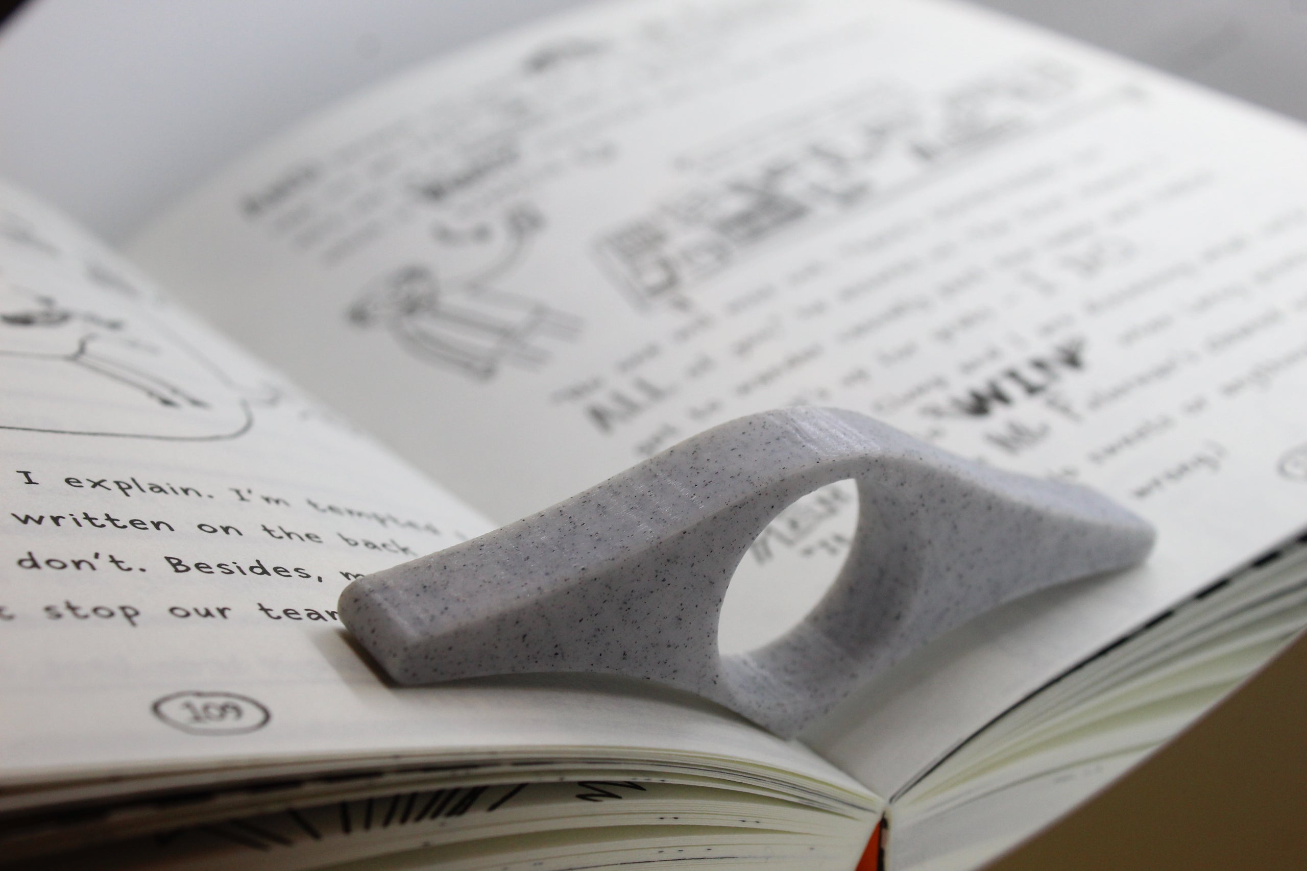 Page Book Holder / One Hand Book Holder / Reading Holder par PrinttX | Téléchargez gratuitement ...