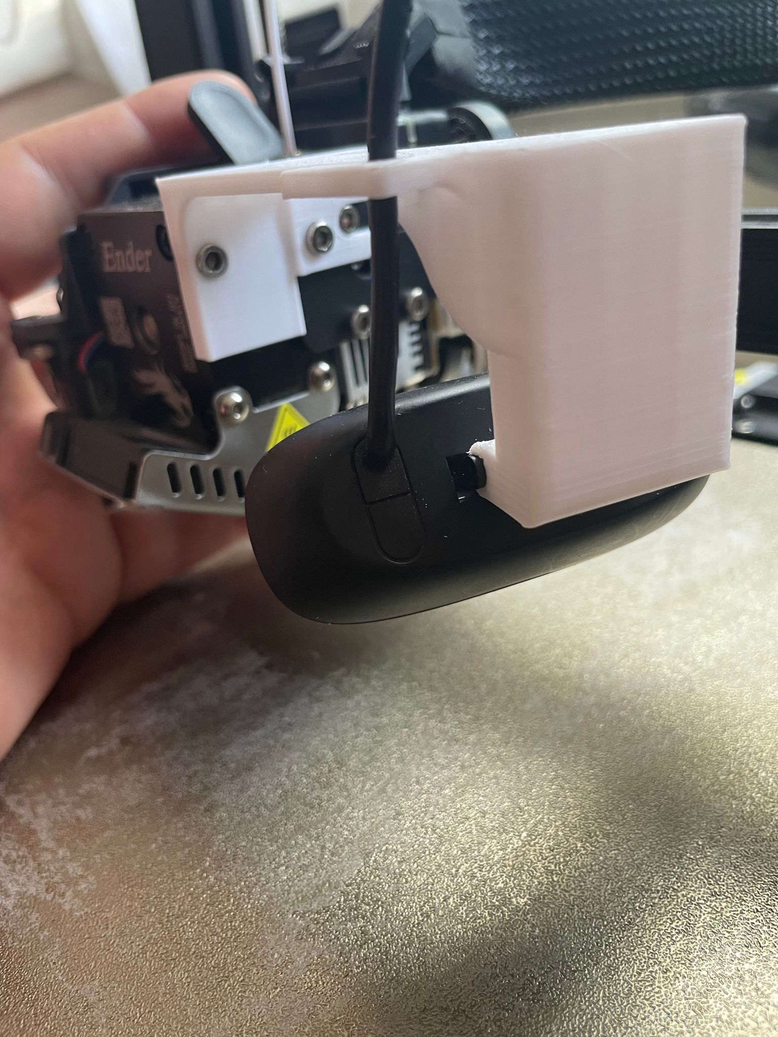Mount for Logitech Webcam on Sprite Extruder / Support pour webcam ...