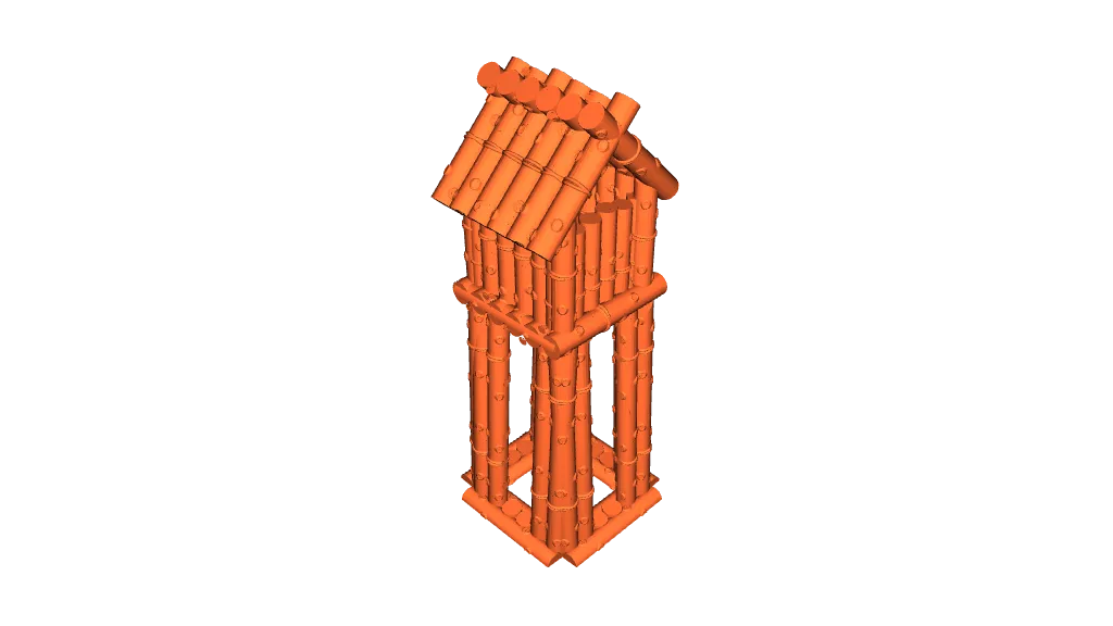 Wood Watchtower by Plavatos | Download free STL model | Printables.com