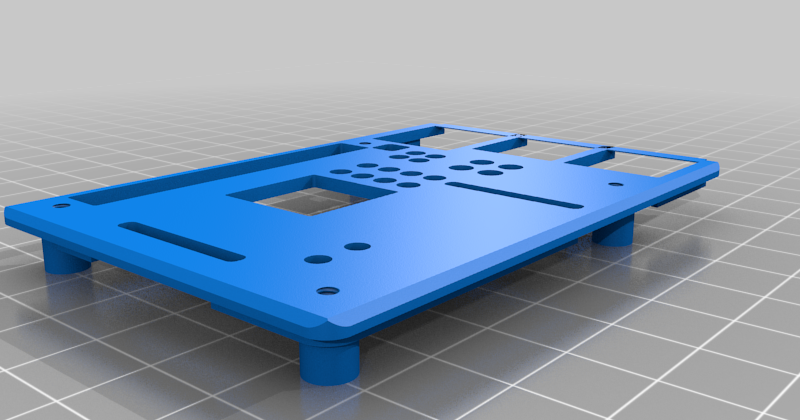 RPi 4B slim case w/ screws by Lat0102 | Download free STL model ...