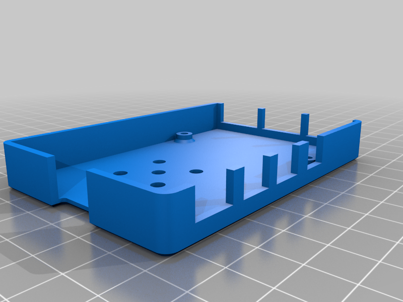 RPi 4B slim case w/ screws by Lat0102 | Download free STL model ...