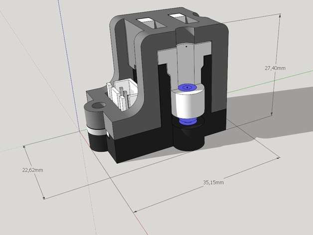 Optical filament runout sensor by hebign | Download free STL model ...
