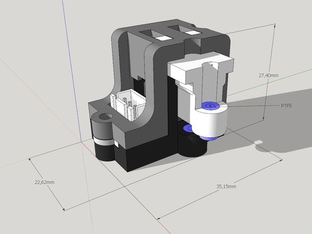 Optical filament runout sensor by hebign | Download free STL model ...