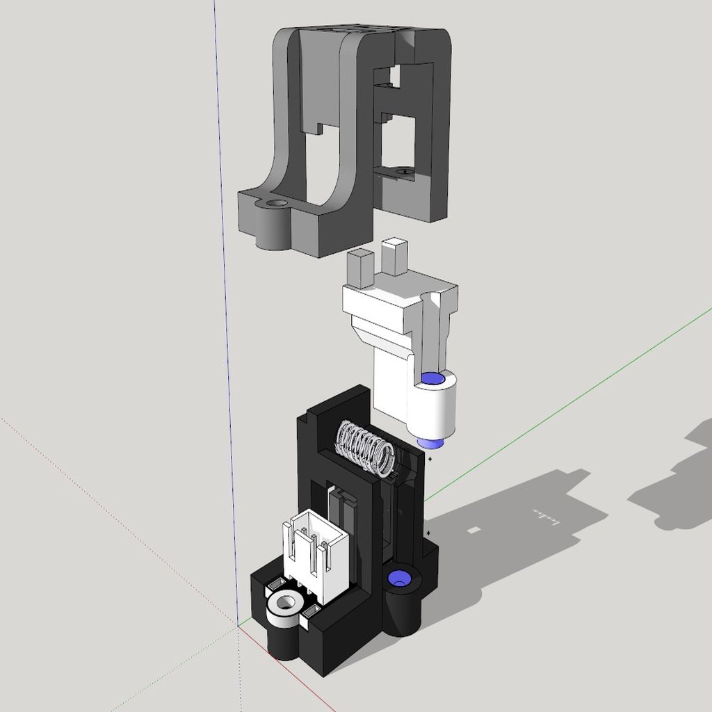 Optical filament runout sensor by hebign | Download free STL model ...