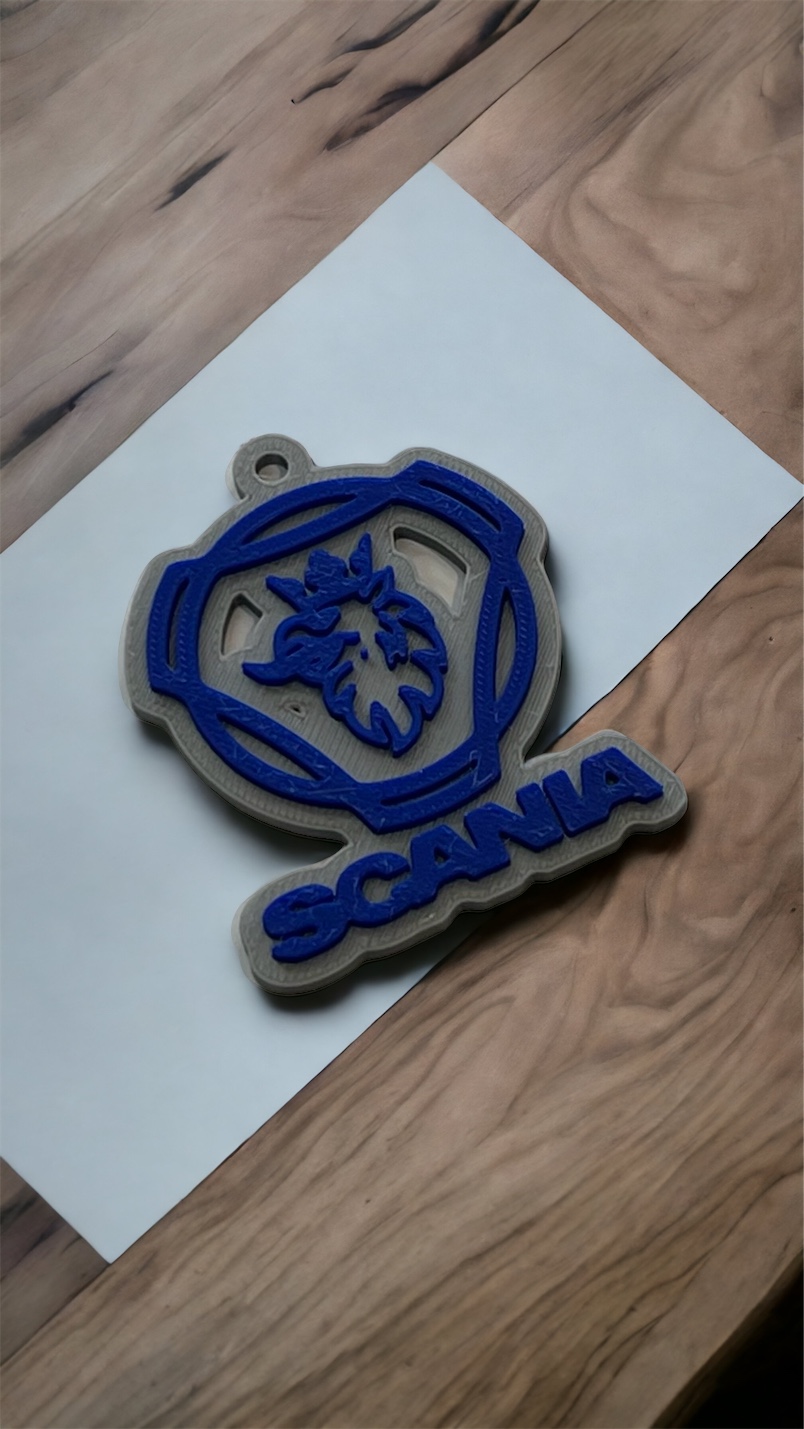 scania keychain por 3d.loay | Descargar modelo STL gratuito ...
