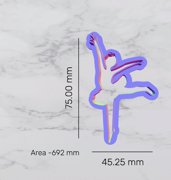 Dancer Cookie Cutter by Leow | Download free STL model | Printables.com