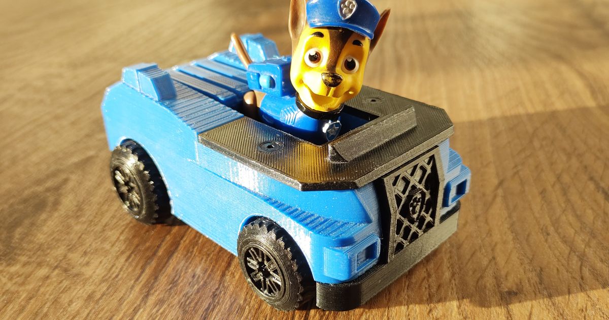 Police Pup Patrol Car by Andrew | Download free STL model | Printables.com