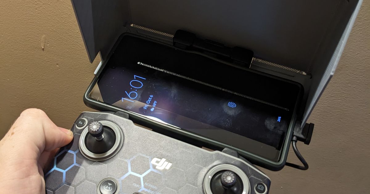 DJI Remote Sunshade by MaxliCat | Download free STL model | Printables.com